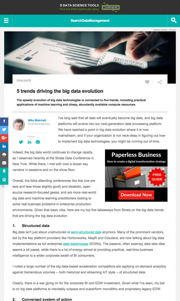 5 Trends Driving The Big Data Evolution Small World Big Data